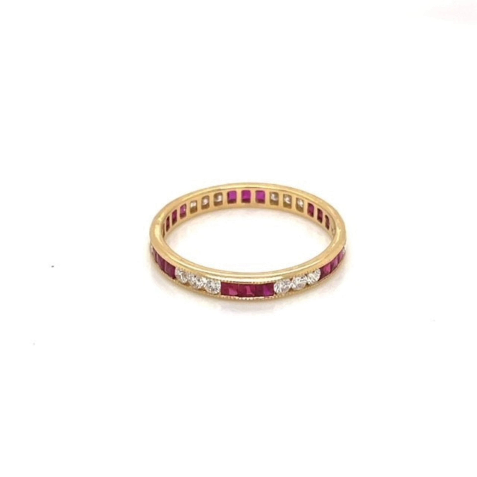 Midas Touch Ruby & Diamond Band – Walters & Hogsett